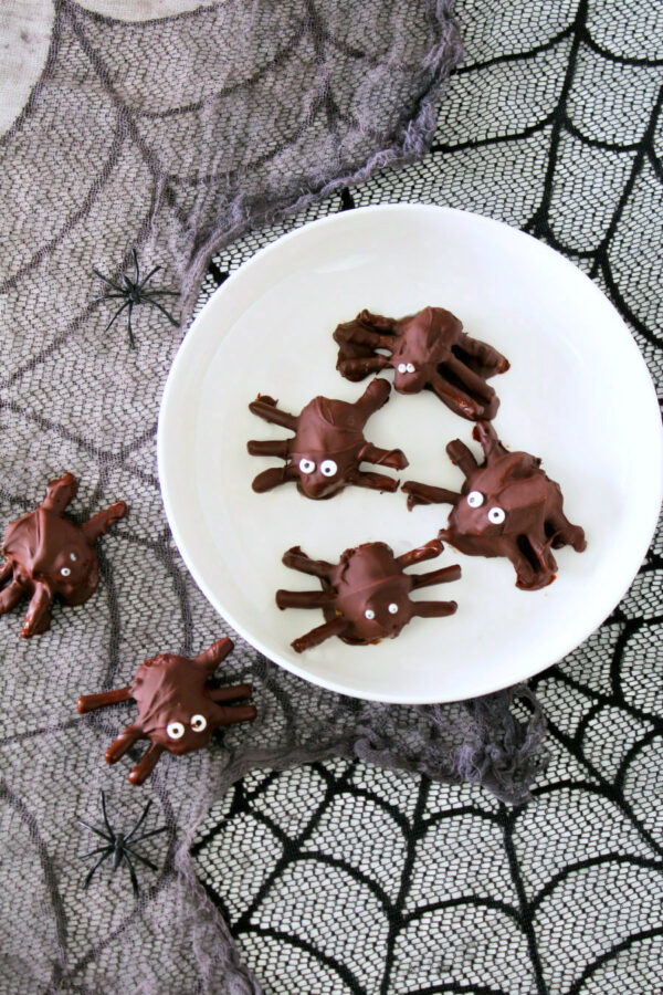 Chocolate Covered Date Spiders — Holoka Home