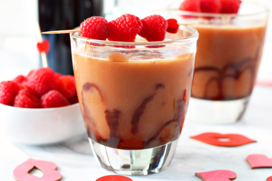 Boozy Iced Raspberry Mocha — Holoka Home