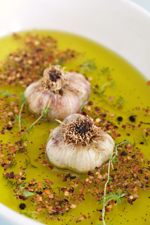 Spicy Garlic Confit Oil — Holoka Home