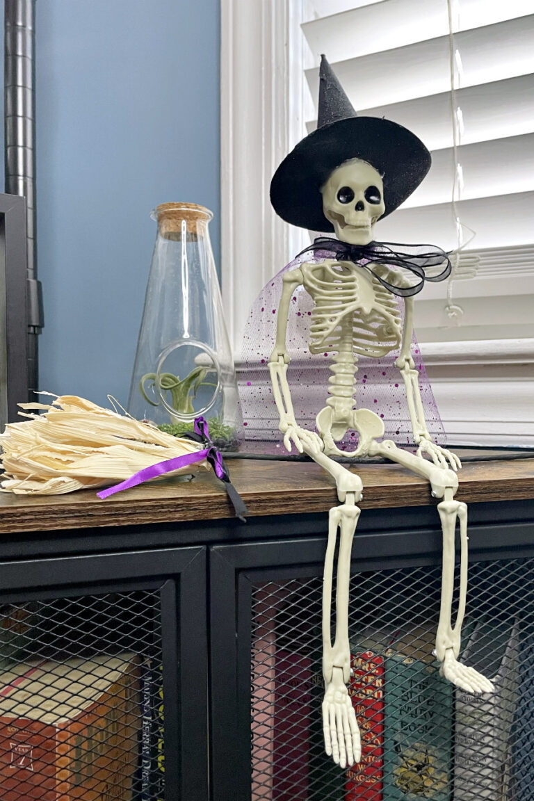DIY Halloween Witch Skeleton — Holoka Home
